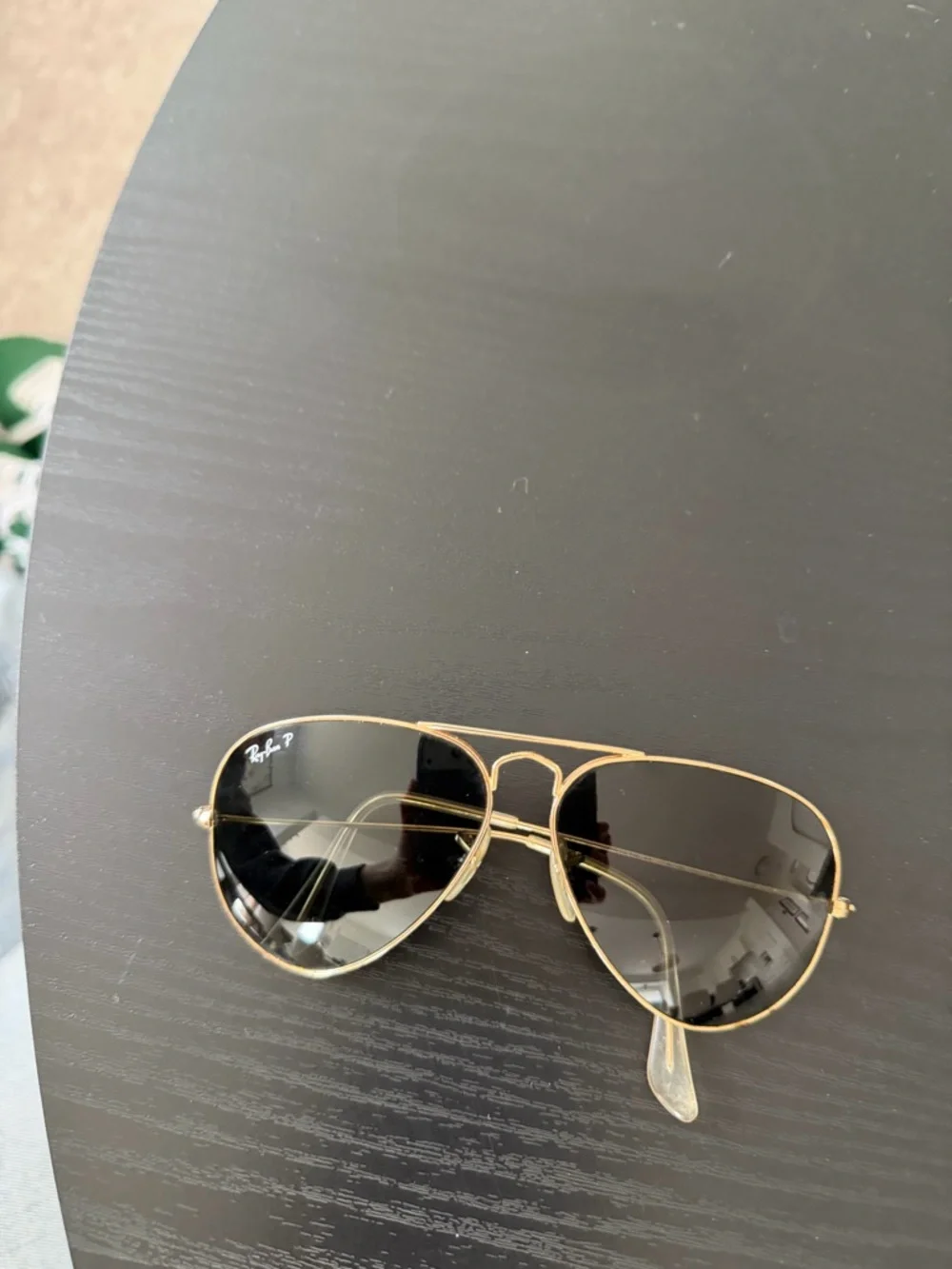 Ray-Ban | Accessories | Rayban Gold Frame Black Gradient Aviator ...